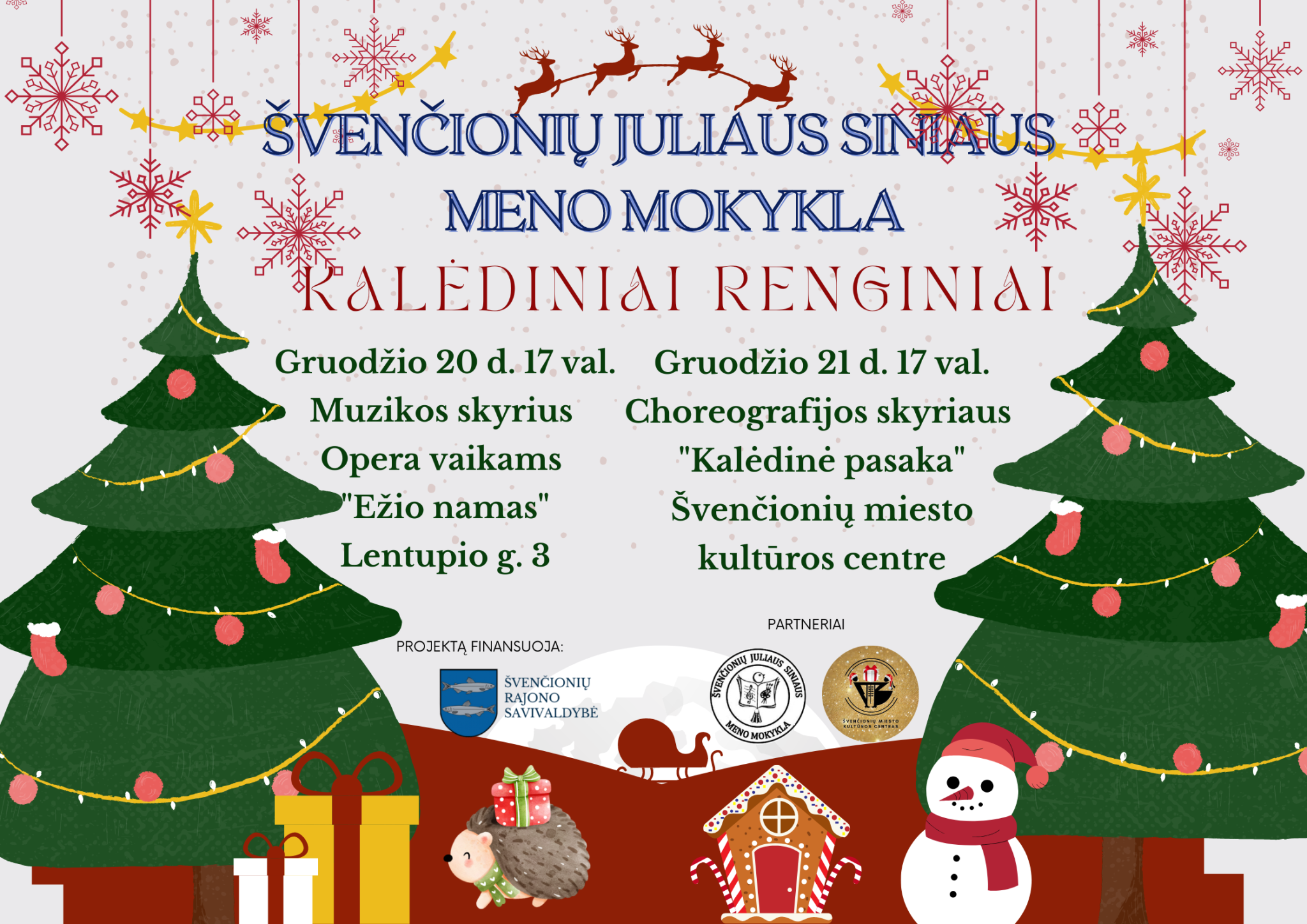 Kalėdinis renginys „Kalėdinė pasaka“ - Švenčionių rajono savivaldybė