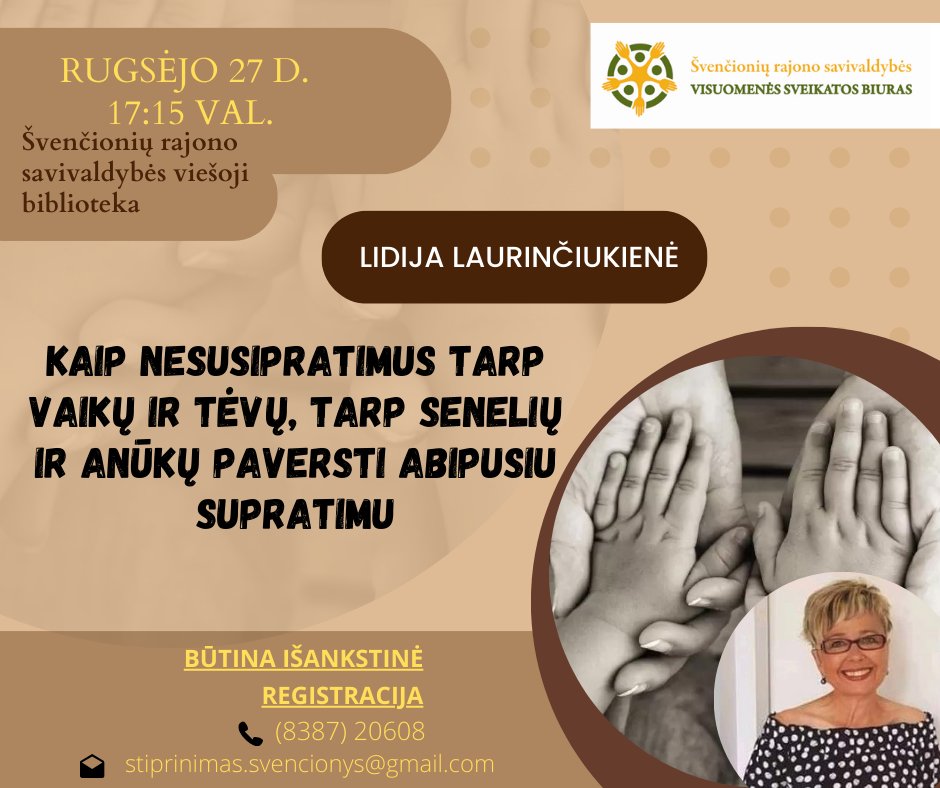 Susitikimas su Lidija Laurinčiukiene - Švenčionių rajono savivaldybė