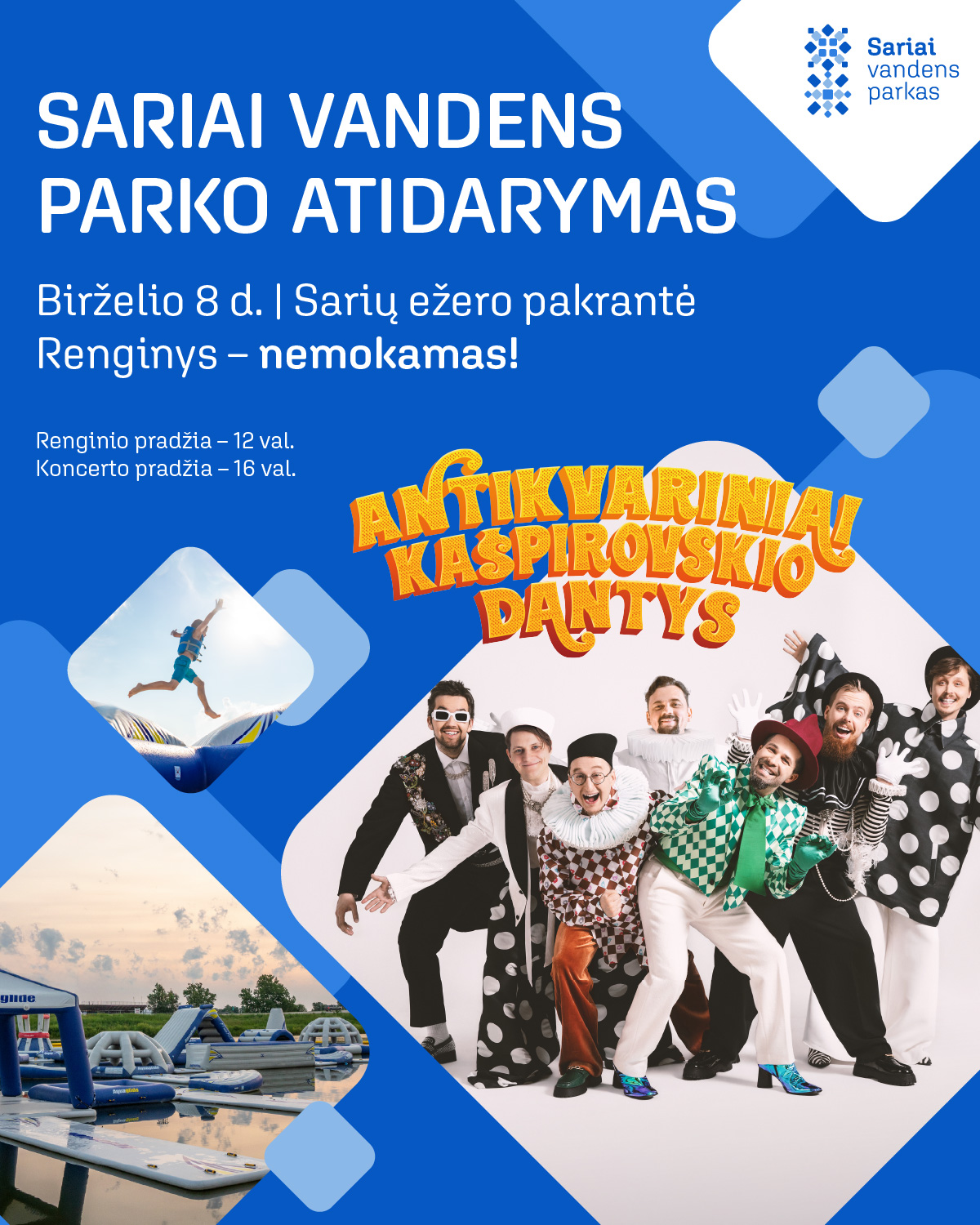 Sariai vandens parko atidarymas - Švenčionių rajono savivaldybė